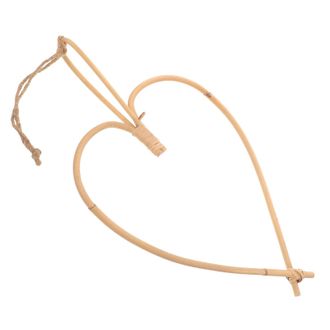 Hemobllo Rattan Wanddekoration Herzform Wetterfeste Garten und Wanddeko Gewebtes Ornament f&uuml;r Drinnen und Drau&szlig;en Leuchtende Farben Vielseitiges Wandornament