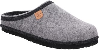 Rohde Herren Pantoffel Filz Hausschuh Wechselfu&szlig;bett Weite G H.Meran 6910, Gr&ouml;&szlig;e:45 EU, Farbe:Grau