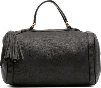 Gucci Crossbody Bags - Medium Pebbled Calfskin Soho Boston Bag - Gr. unisize - in Schwarz - für Damen