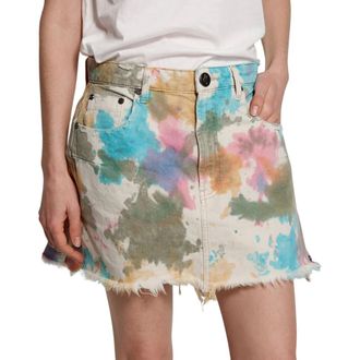 One Teaspoon Femme, Jupes, Multicolore, Taille: W23 Tie Dye Vanguard Skirt