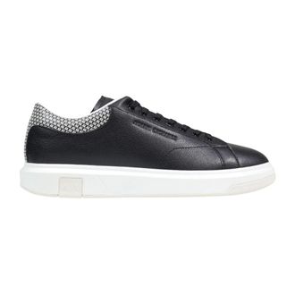 A|X Armani Exchange Homme, Chaussures, Noir, Taille: 39 EU Baskets avec d&eacute;tail &agrave; larri&egrave;re
