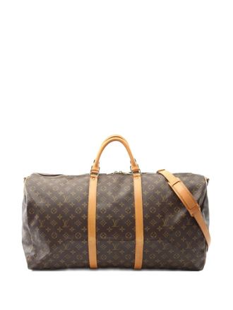 Louis Vuitton sac à main Keepall Bandoulière 60 (1994) - Marron