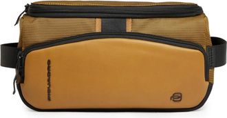 Piquadro unisex, Sacs, Brun, Taille: ONE Size Trousse de toilette en mat&eacute;riau biosourc&eacute;