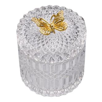 Frcolor Glas Aufbewahrungsbox Mit Deckel Transparentes Vorratsglas F&uuml;r Lebensmittel Kleines Snackglas F&uuml;r K&uuml;che Und Tischdekoration