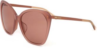 Jimmy Choo London ELE/F/S FWM NUDE 59/18/145 Damen Sonnenbrillen