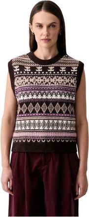 Marc O'Polo Gilet en maille - Femme - Pulls - Multicolore - Taille: 38 FR