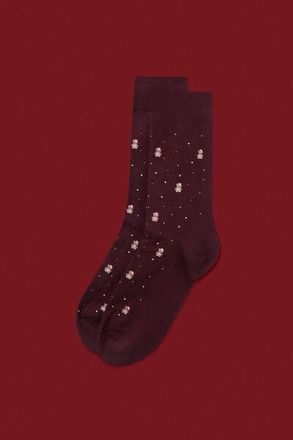 Calzedonia Socken F&uuml;r Herren Mit Weihnachtsmotiv Rot