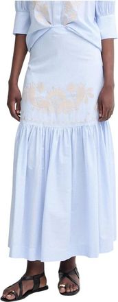 Twinset Damen, R&ouml;cke, Blau, XSGr&ouml;&szlig;e
