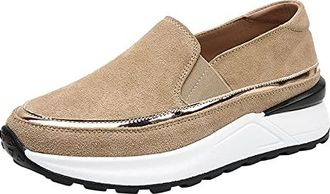 Generic Chaussures de loisirs pour femme, chaussures de sport pour femme, chaussures dext&eacute;rieur respirantes, semelle &eacute;paisse, antid&eacute;rapantes, chaussures d&eacute;con