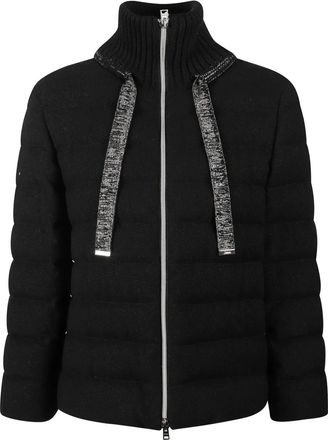 Herno veste à design matelassé - Noir