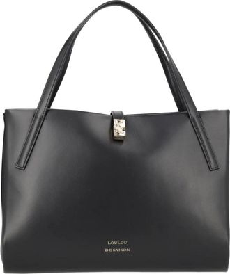 Loulou Studio Femme, Sacs, Noir, Taille: ONE Size Cary Leather Tote