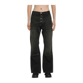 Off-white Wide Jeans - - Jeans - Damen - Schwarzk - W32