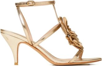 Twinset Femme, Chaussures, Jaune, Taille: 38 EU Sandales &agrave; Talons Hauts