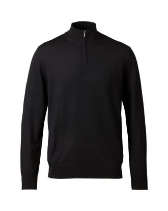 CHARLES TYRWHITT Troyer aus Merino - Schwarz