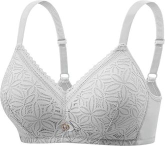 Generic Soutien-gorge de sport &agrave; la mode d&eacute;contract&eacute; et respirant pour femme - Petits seins rassembl&eacute;s en dentelle avec poitrine lat&eacute;rale - Soutien-gorge de s