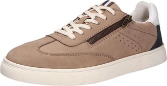 Bugatti Herren Schn&uuml;rsneaker aus Nubukleder - - Shoes - Herren - Beige - 46 EU
