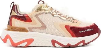 Karl Lagerfeld Femme, Chaussures, Beige, Taille: 40 EU Baskets Statement