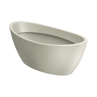 Prosperplast Blumentopf Aria, oval, Sand, 40 x 20 x 16 cm