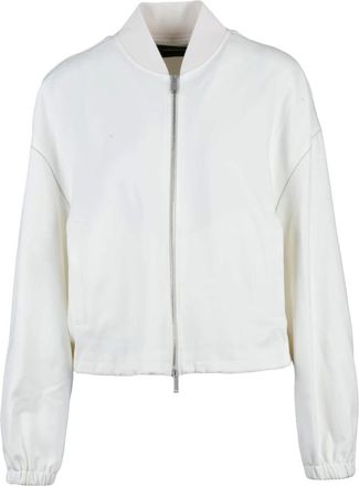 Fabiana Filippi Femme, Vestes, Blanc, Taille: 40 FR Giubbotto in felpa