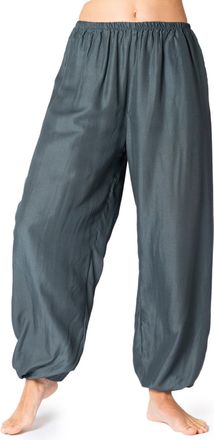 Panasiam Haremshose einfarbig, Dunkel Grau L