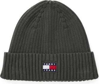 Tommy Jeans Herren TJM Heritage Core Am0Am13669 Beanie, Green (Pewter Green), Einheitsgröße