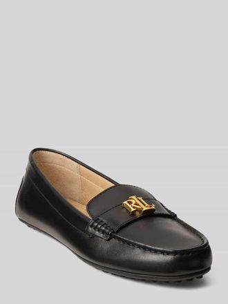 Lauren Ralph Lauren Slipper aus echtem Kalbsleder