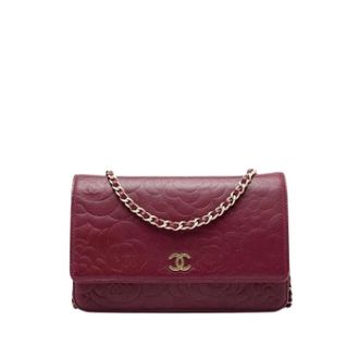 Chanel Pre-owned Wallet on Chain - - Pre-owned - Damen - Rot - ONE SIZE
