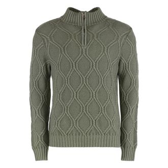 Moorer Rollkragenpullover - - Knitwear - Herren - Gr&uuml;n - M