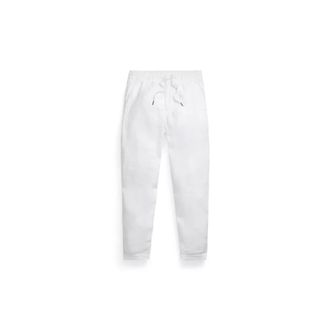 Polo Ralph Lauren Homme, Pantalons, Blanc, Taille: XL Linen Pantalons