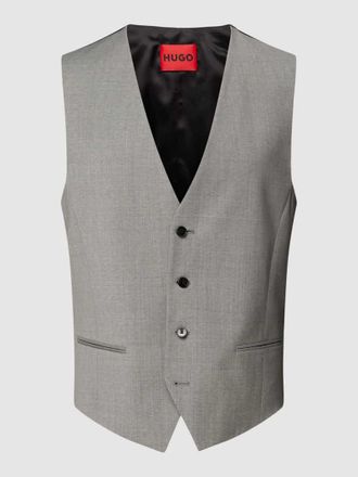 HUGO BOSS Weste mit Kontrastr&uuml;ckseite Modell Vin