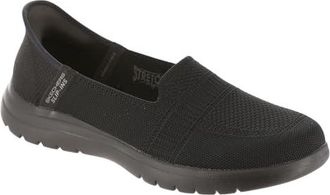 Skechers Femme on-The-Go Flex Camellia Mocassin, Black Textile, 37.5 EU