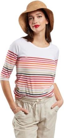 Armor Lux Marini&egrave;re 10 Couleurs col Bateau en Pur Coton l&eacute;ger