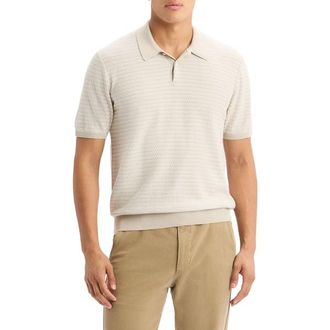 Dockers Polo ray&eacute; en coton m&eacute;lang&eacute;