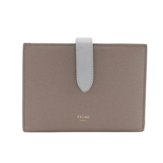 Celine Portefeuille vintage doccasion (bi-fold) - Femme - Pre-owned - Gris - Taille: ONE Size