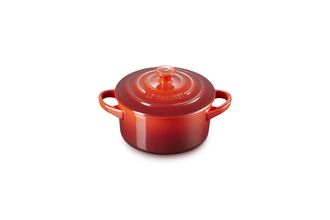 LE CREUSET Le Creuset Runde Mini-Kokotte, Steingut, 237 ml, Kirschrot