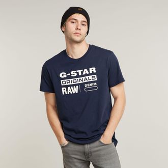 G-Star Graphic 8 T-Shirt - Dunkelblau - Herren