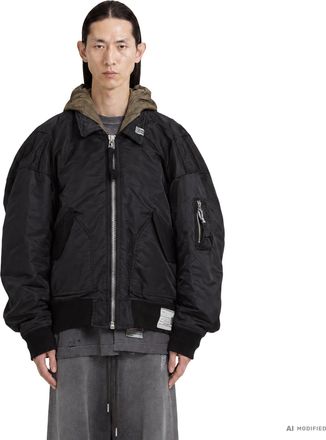 Miharayasuhiro Hooded Flight Jacket