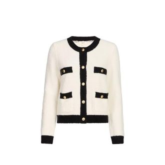 Suncoo Cardigan en laine m&eacute;lang&eacute;