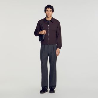 Sandro Blouson aus Baumwolle