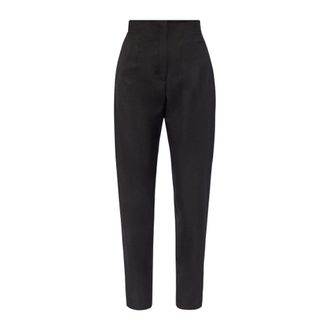 Alaia Wollhose - - Trousers - Damen - Schwarzk - 2XL