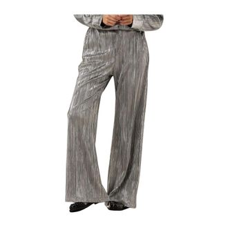 Suncoo Glamour&ouml;se silberne Hose Jill - - Trousers - Damen - Grau - M