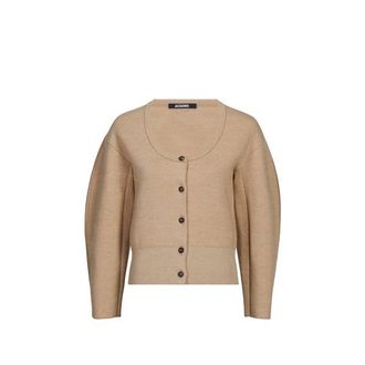 Jacquemus Gilet col rond en laine mérinos mélangée
