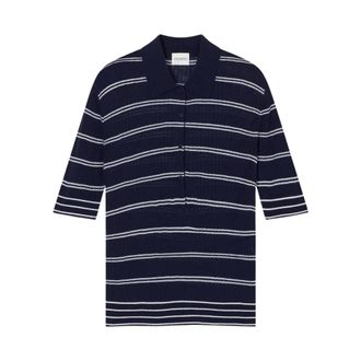 Closed Gestreiftes Woll-Polohemd - - Tops - Damen - Blau - XS