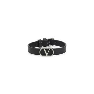 Valentino Garavani VLogo Signature Armband - - Accessories - Herren - Schwarzk - ONE SIZE