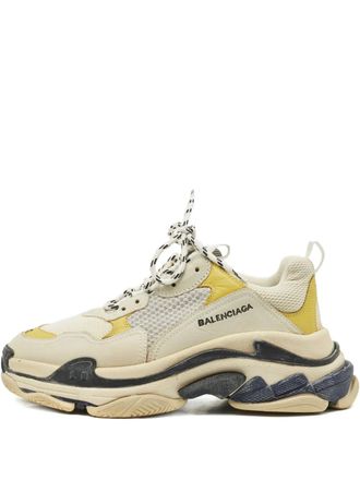 Balenciaga Mehrfarbige Triple S 42 Sneakers - Nude