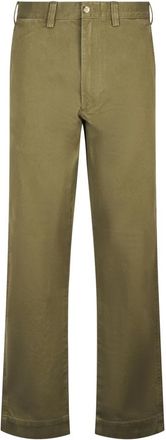 Polo Ralph Lauren Homme, Pantalons, Vert, Taille: W34 Salingerpnt-Flat Front