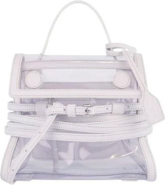 Moschino Femme, Sacs, Blanc, Taille: ONE Size Tie Me Small Hand Bag