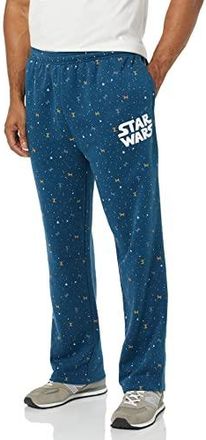 Amazon Essentials Disney | Marvel | Star Wars Pantalon de survêtement en polaire (grande taille disponible) Homme, Star Wars Logo Ships, 3XL Grande taille
