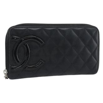 Chanel Pre-owned Leder Portemonnaies - - Pre-owned - Damen - Schwarzk - ONE SIZE
