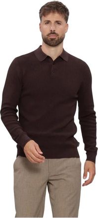 Saint Steve Sander-S Polo - - Tops - Herren - Braun - 2XL